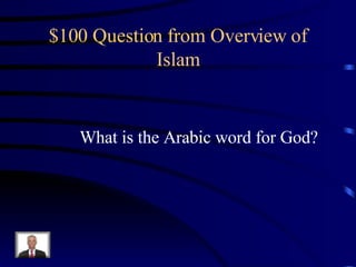 Islamic Civilizations Jeopardy | PPT