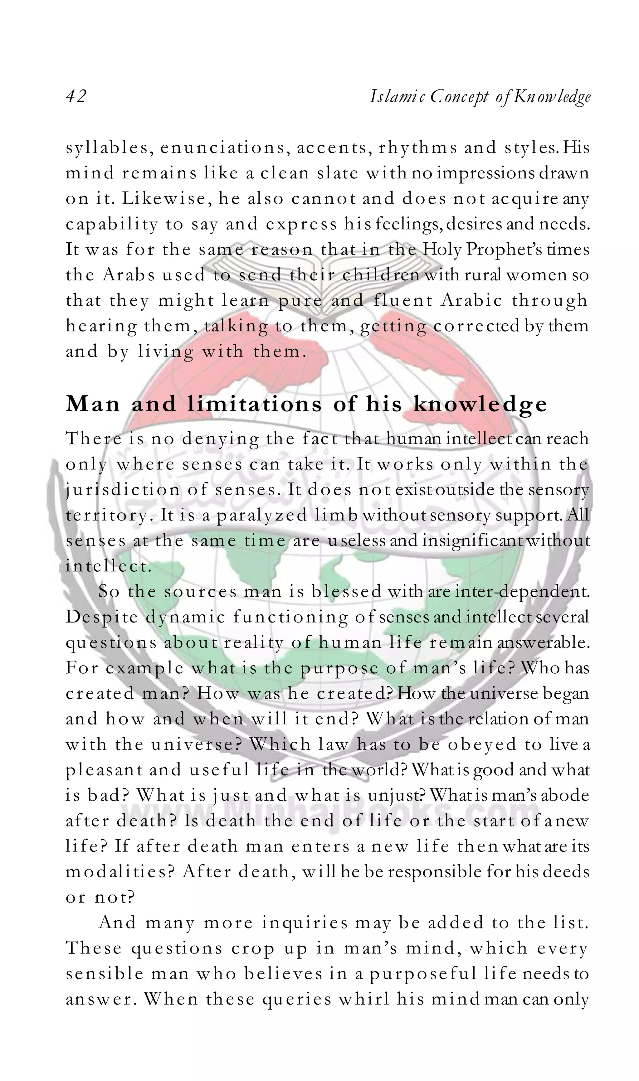 Islamic Concept of Knowledge | PDF