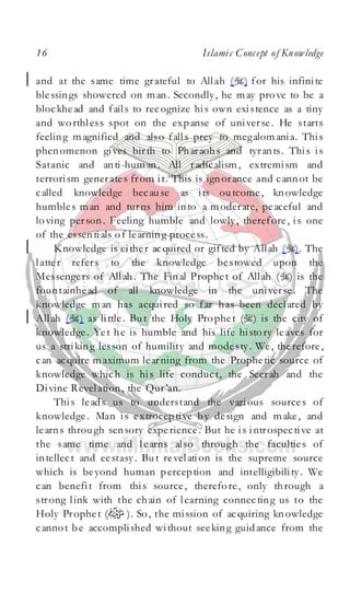 Islamic Concept of Knowledge | PDF