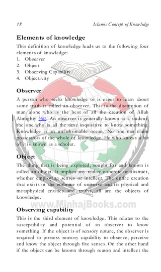 Islamic Concept of Knowledge | PDF