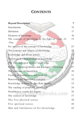 Islamic Concept of Knowledge | PDF