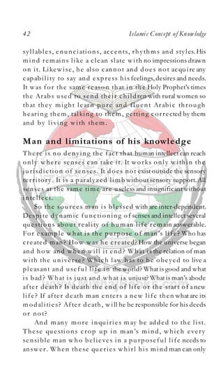 Islamic Concept of Knowledge | PDF