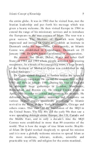 Islamic Concept of Knowledge | PDF