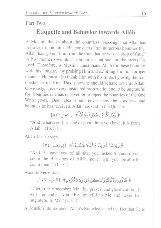 Islamic Etiquette | PDF