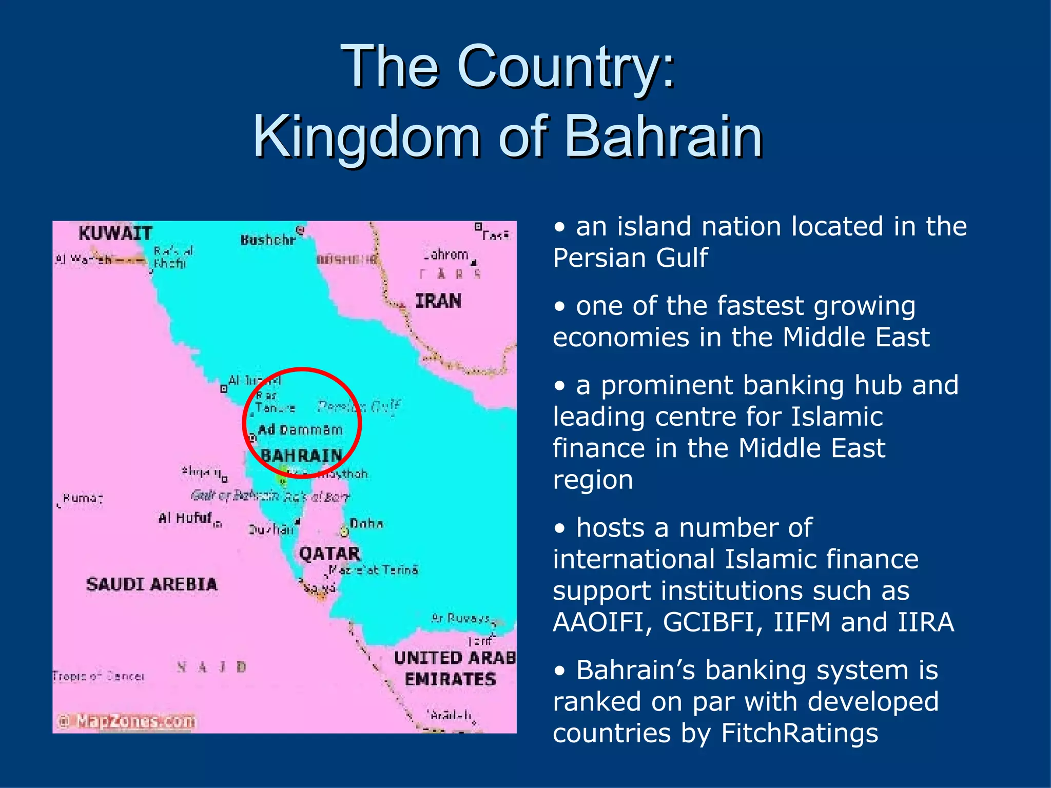 Islamic Finance In The Kingdom Of Bahrain | PPT