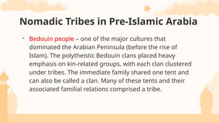 Comprehensive Overview of Islamic History and Pre-Islamic Arabian ...