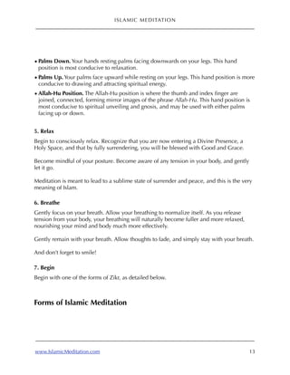 Islamic meditation-manual | PDF
