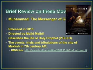 Islamic movies-presentation | PPTX