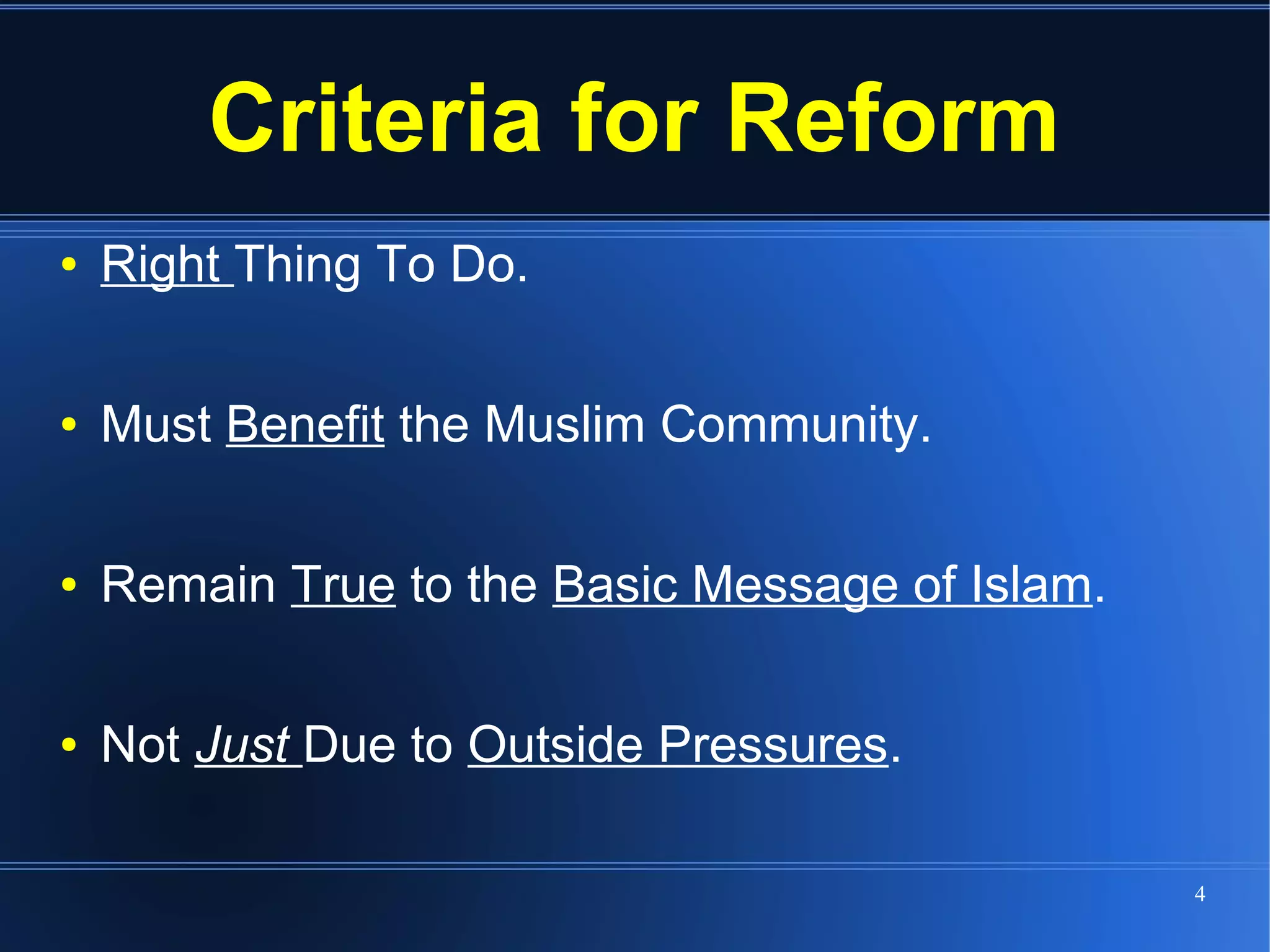 Islamic Reform | PDF