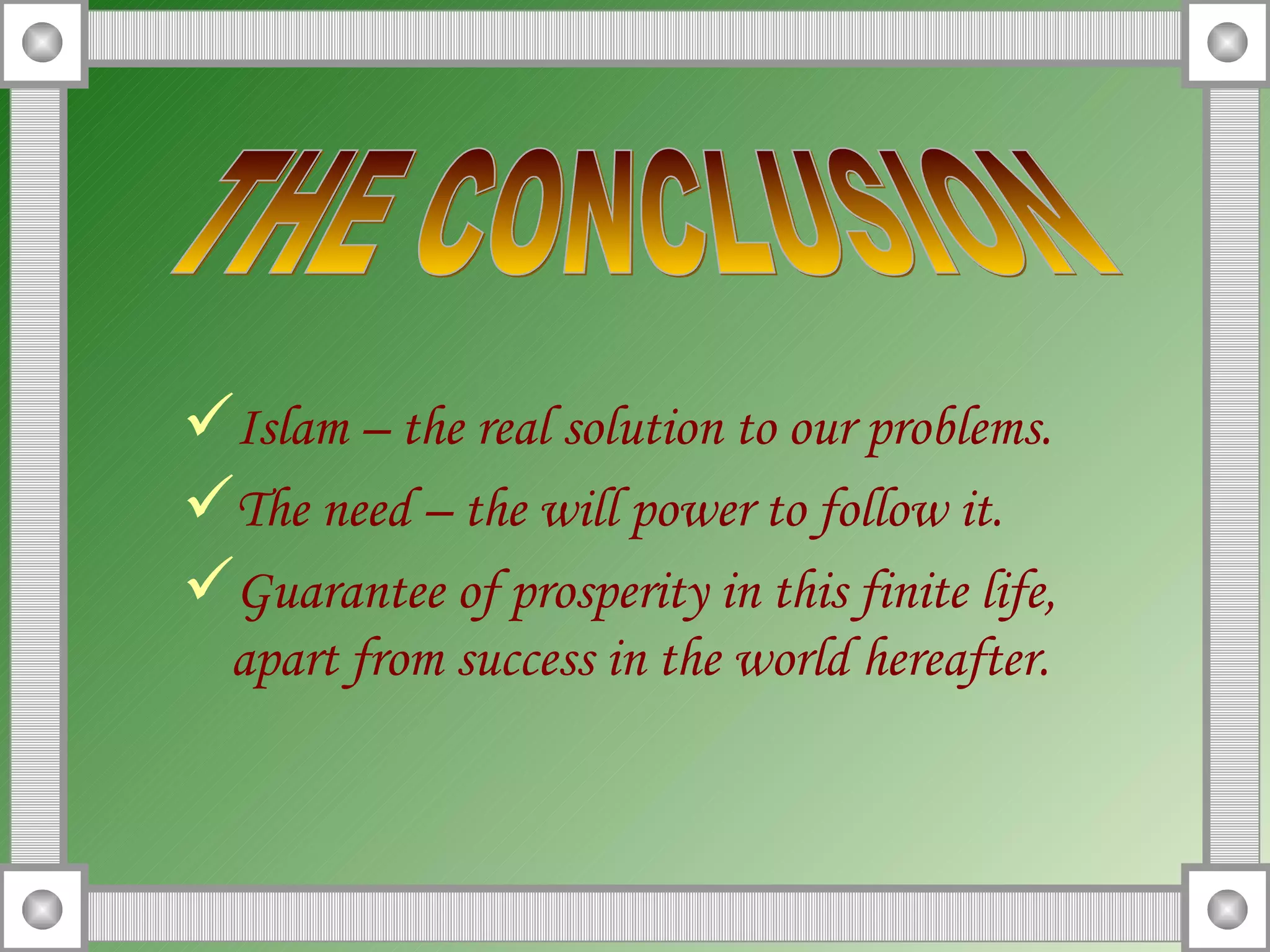 Islamic Wealth Circulation | PPT