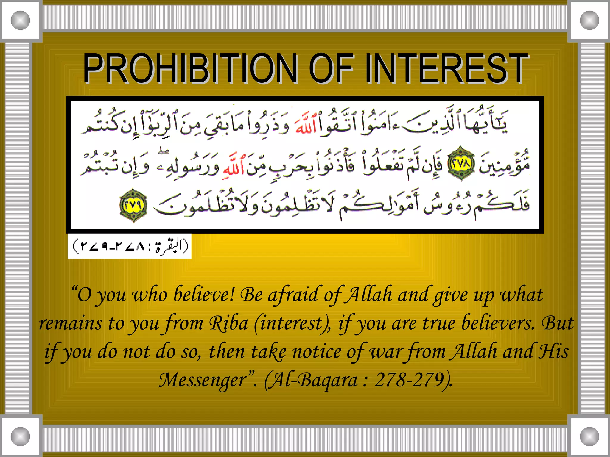 Islamic Wealth Circulation | PPT