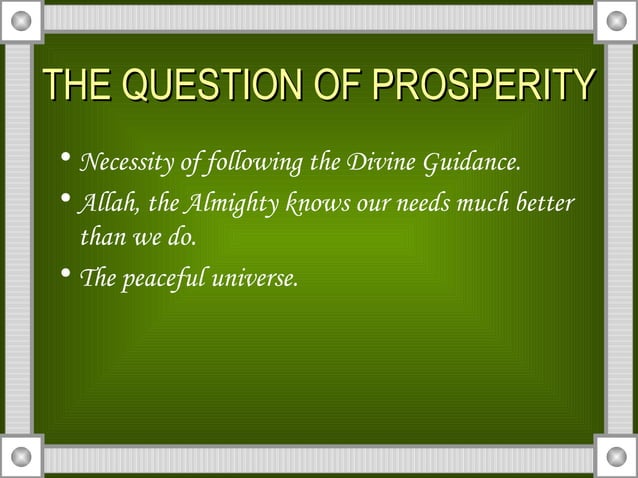 Islamic Wealth Circulation | PPT