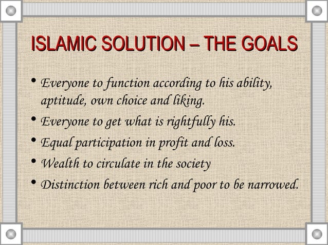 Islamic Wealth Circulation | PPT