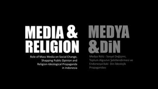 Media and Islam in Indonesia | PPTX