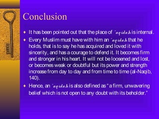 Islamic Aqidah : Definition | PPT