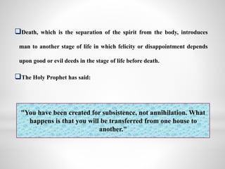 Islamic aqidah Belief in Unseen Matters | PPTX