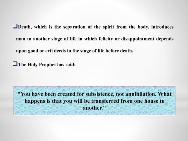 Islamic aqidah Belief in Unseen Matters | PPTX | Islam | Religion ...