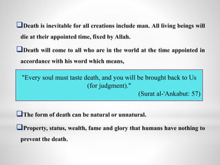 Islamic aqidah Belief in Unseen Matters | PPTX