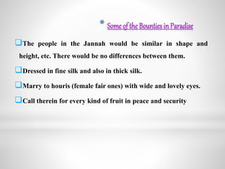 Islamic aqidah Belief in Unseen Matters | PPTX