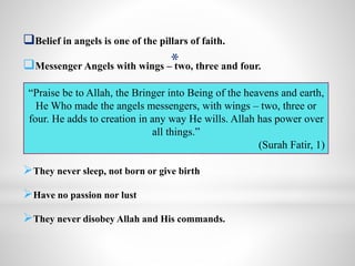 Islamic aqidah Belief in Unseen Matters | PPTX