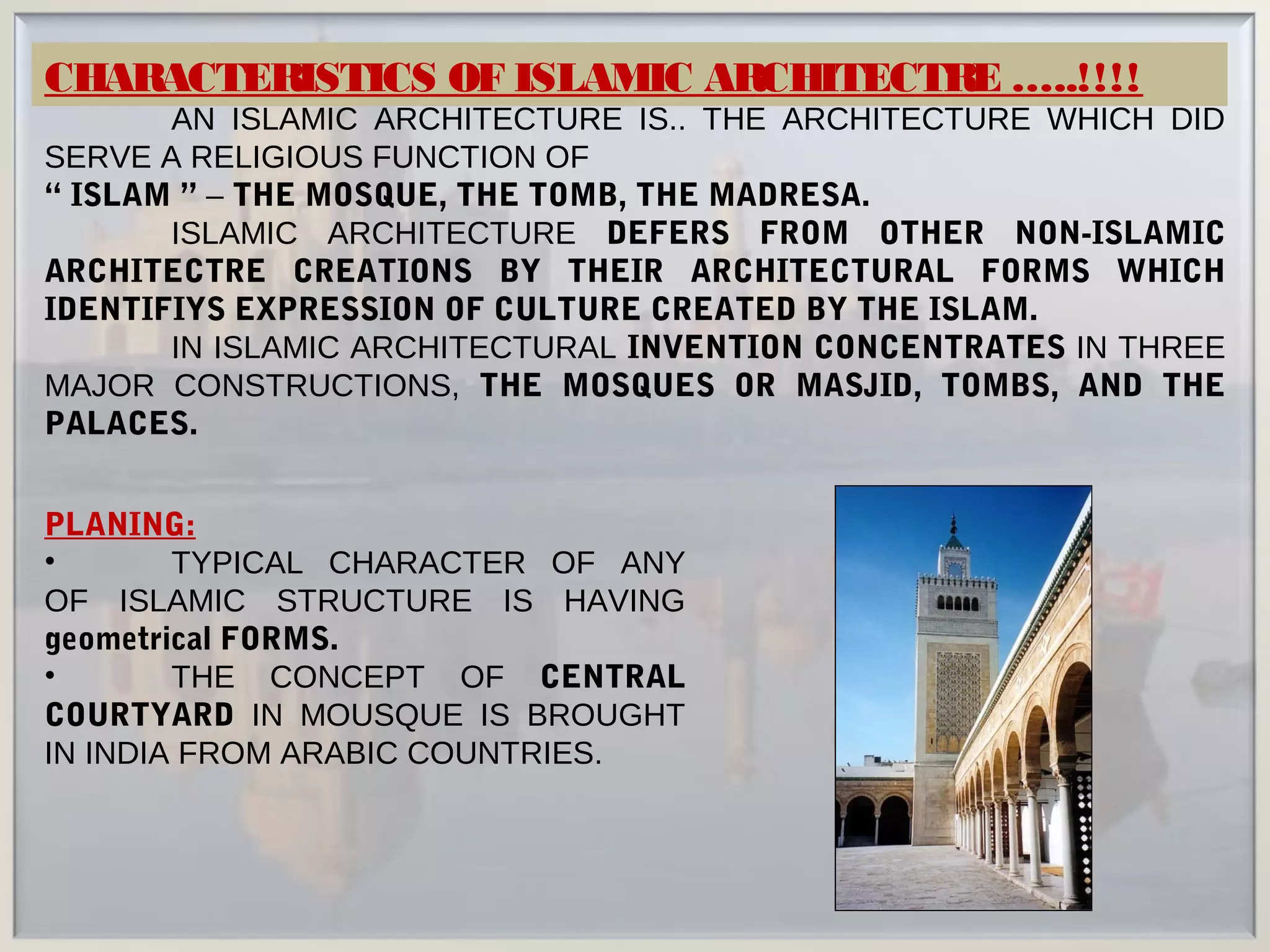 Islamic architecture | PPT