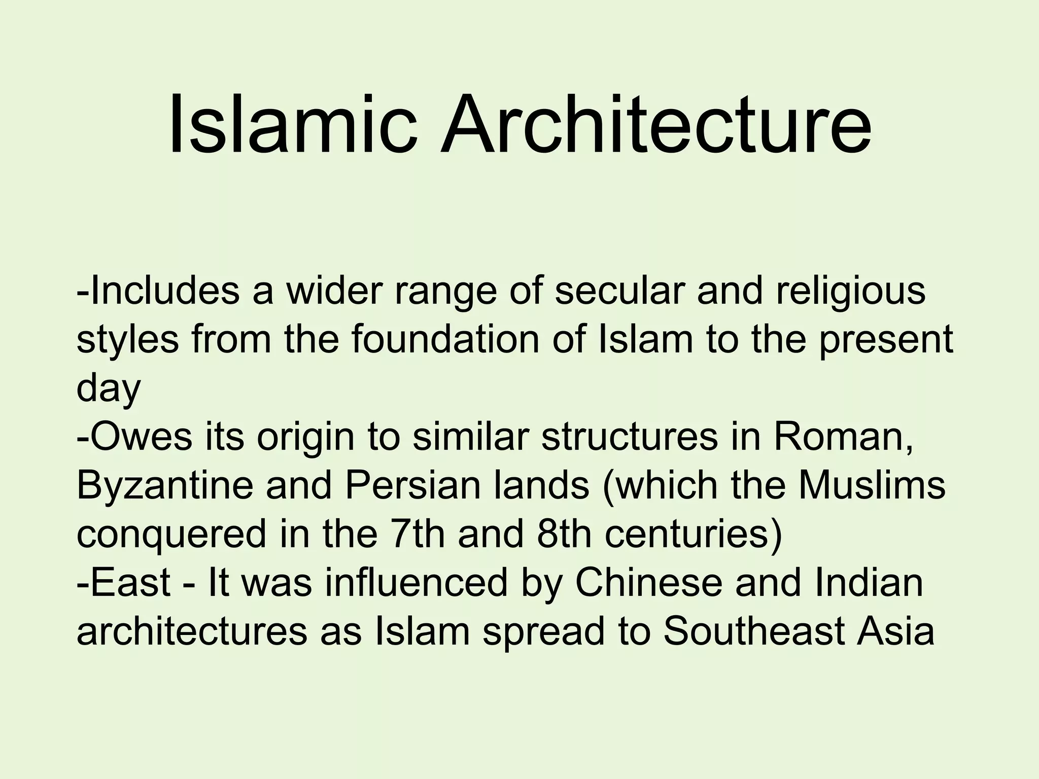 HISTORY: Islamic Architecture 2.0 | PDF