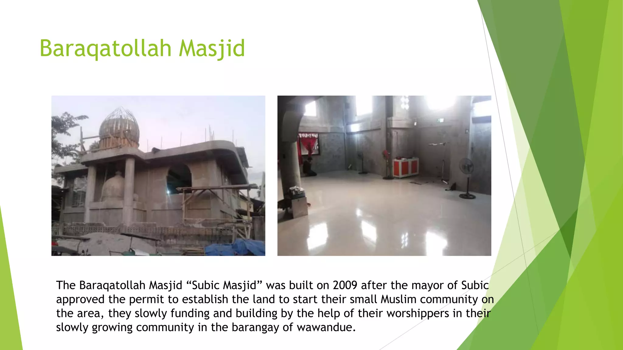 Islamic architecture (Mosque In Wawandue) | PPTX