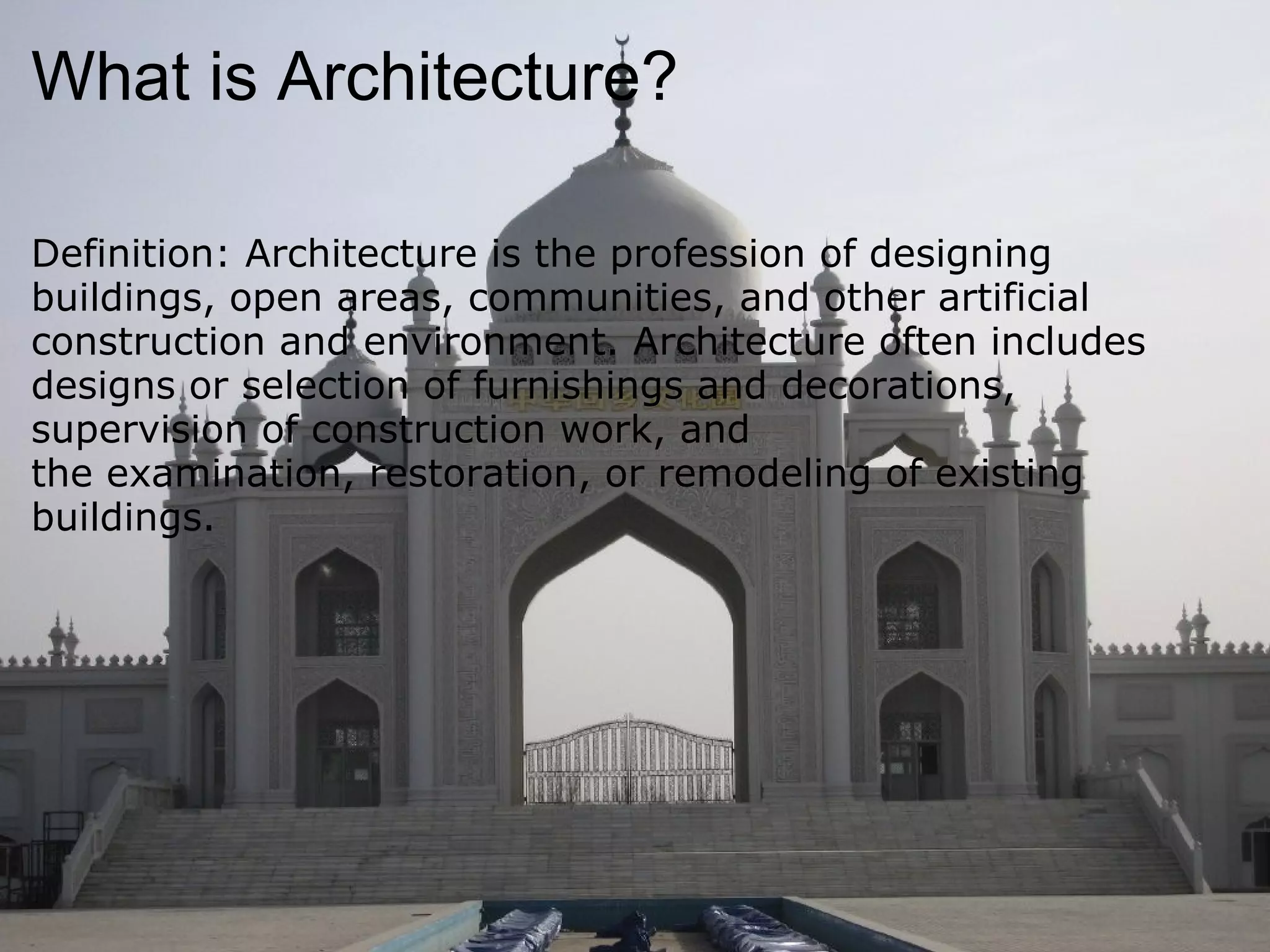 Islamic architecture by Danilo and Yusir | PPT