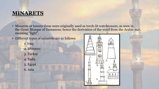 Islamic architecture final | PPTX