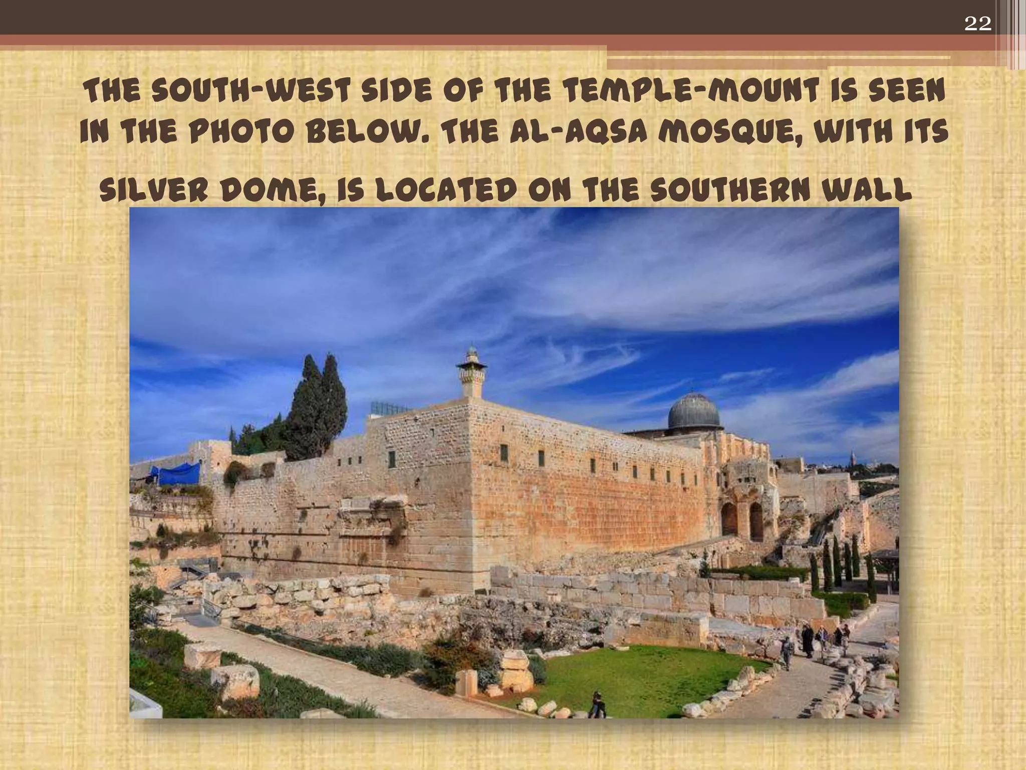 Islamic architecture in jerusalem | PPTX