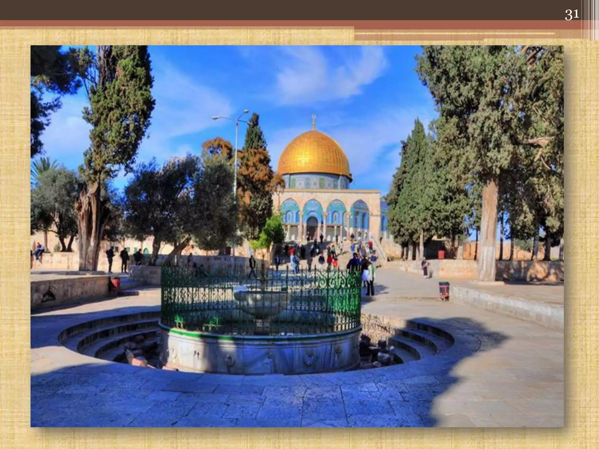 Islamic architecture in jerusalem | PPTX