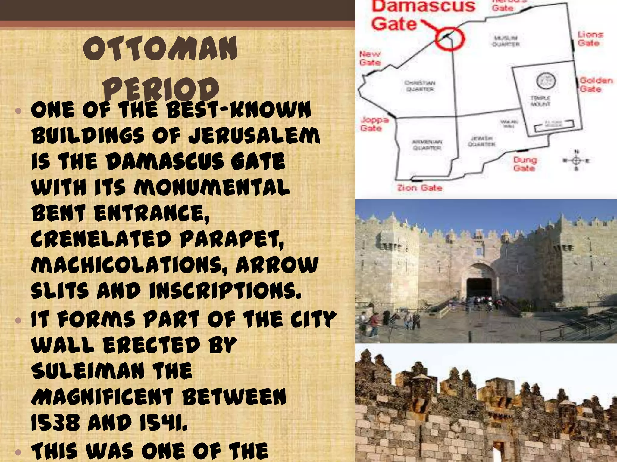 Islamic architecture in jerusalem | PPTX