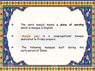 Islamic architecture of India | PPTX