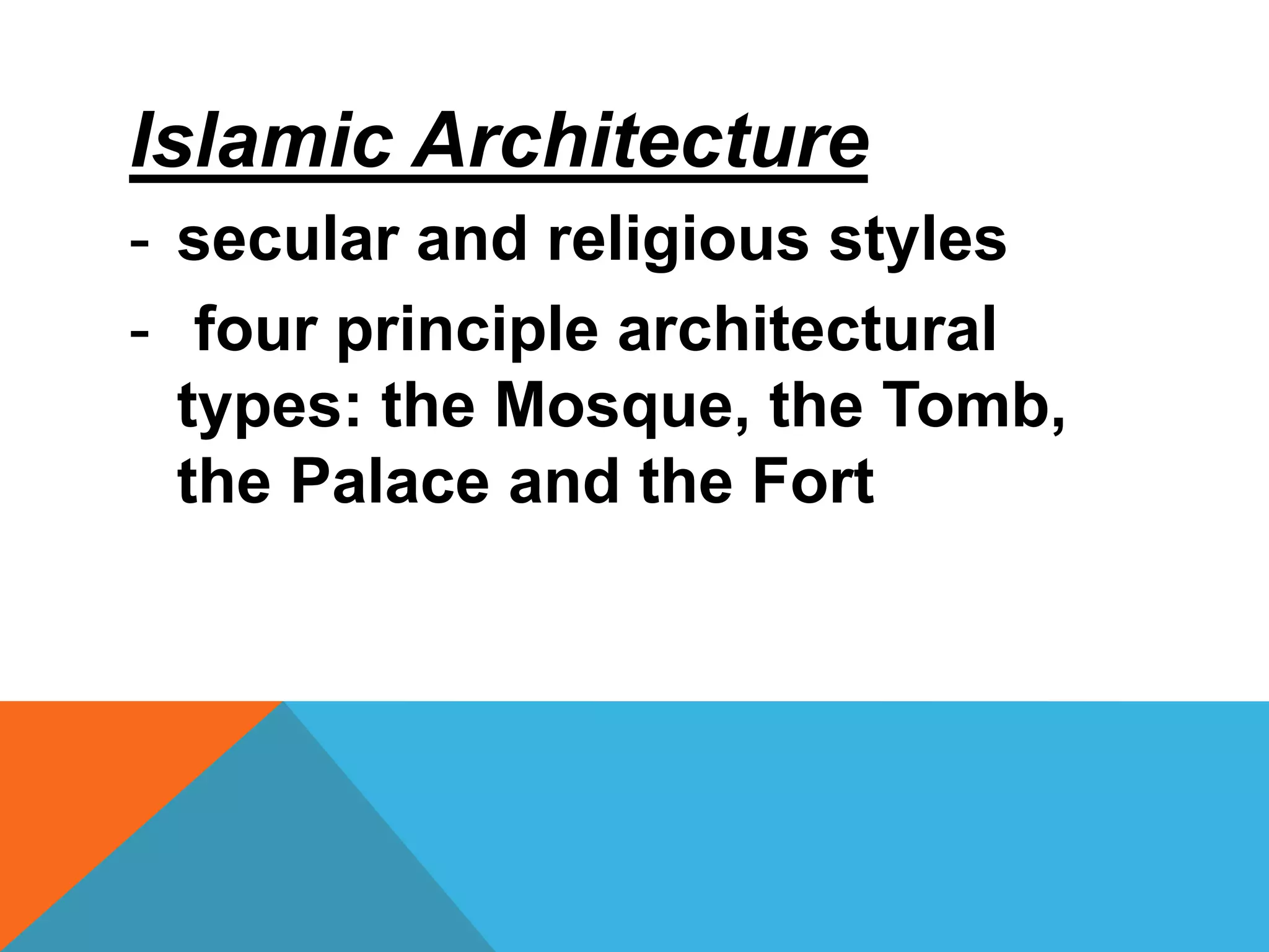 Islamic architecture report | PPTX