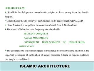 Islamic architecture unit i 1 | PPT | Religion & Spirituality