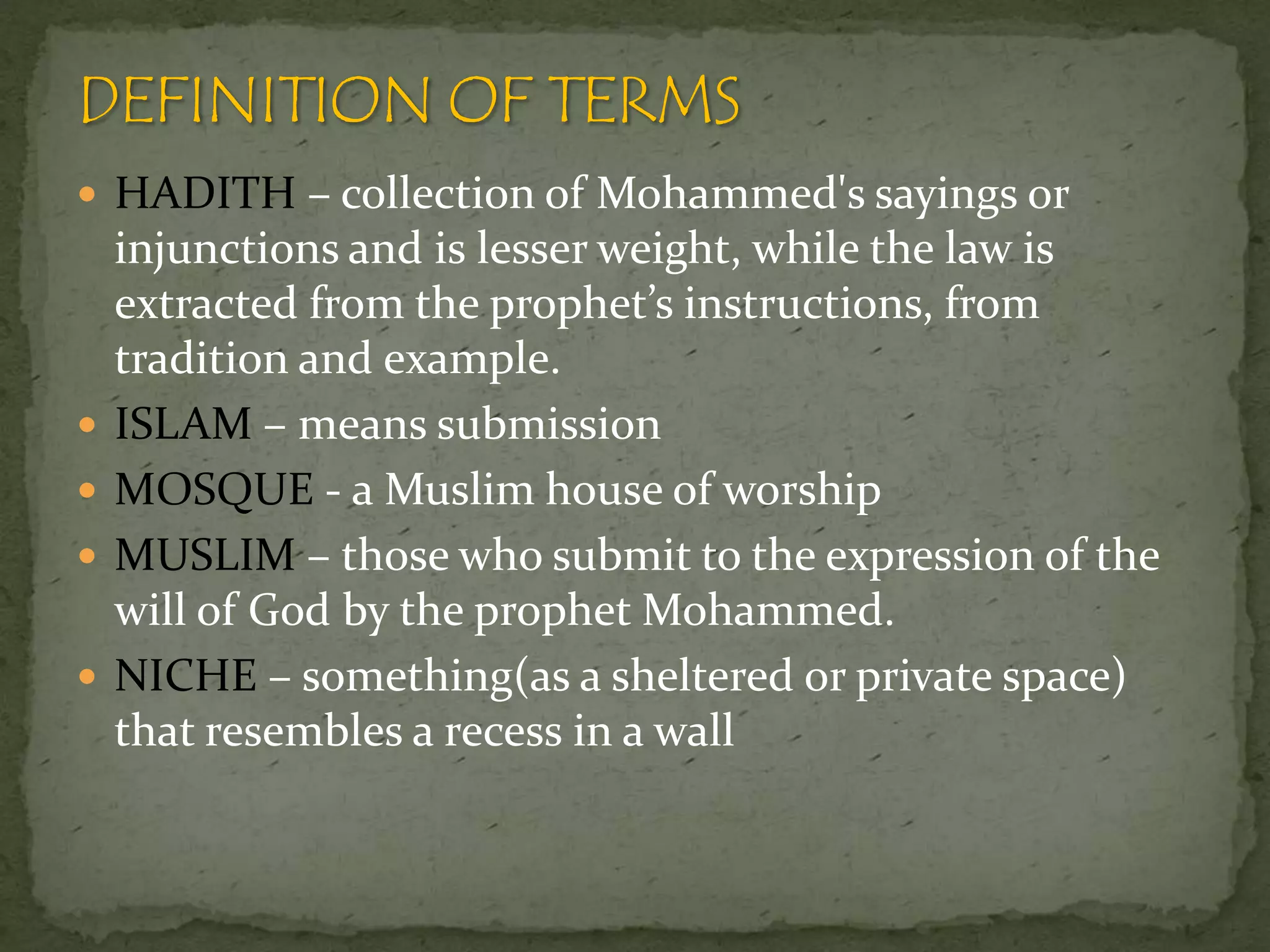 Islamic Architecture History | PPTX