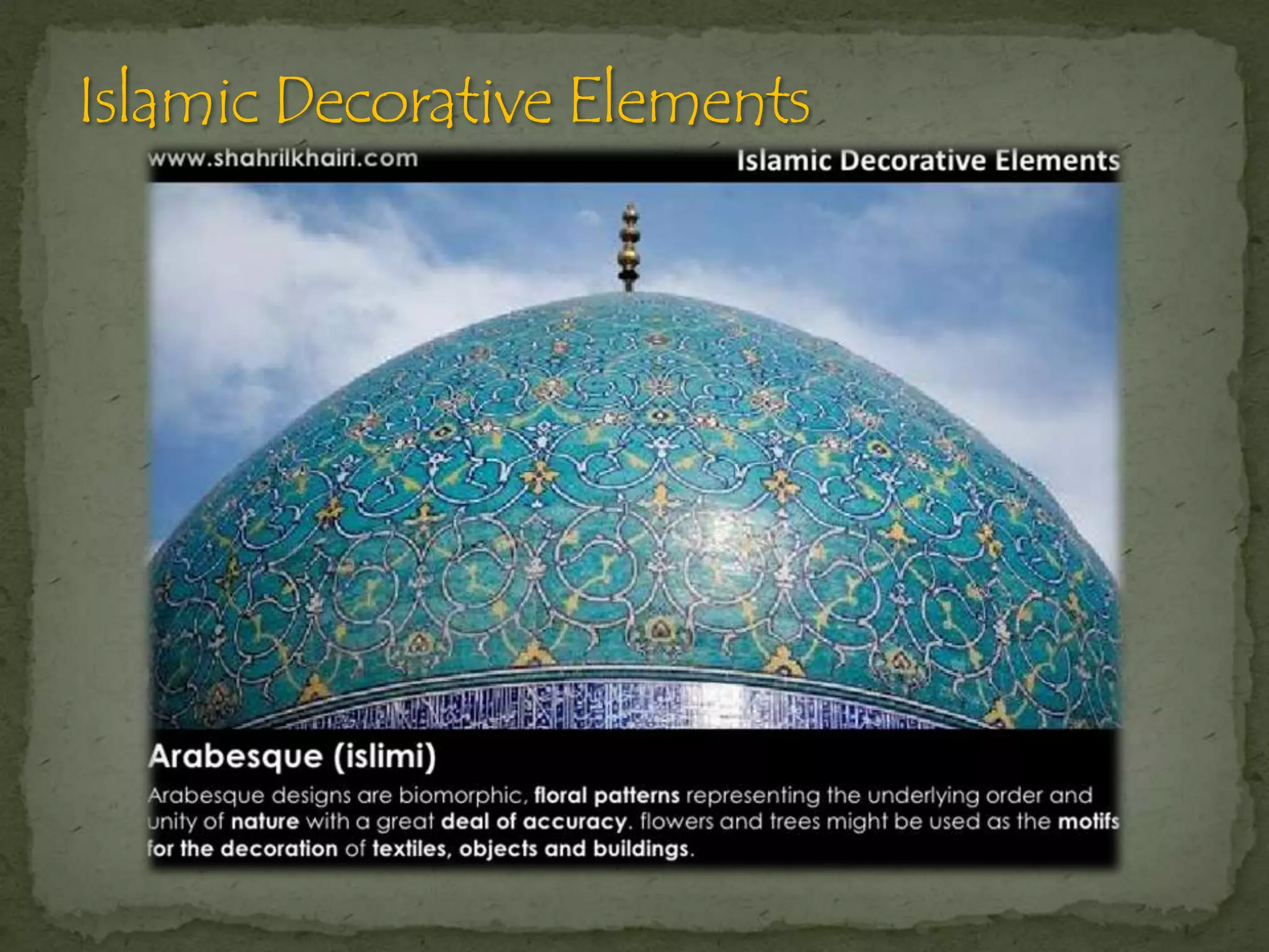 Islamic Architecture History | PPTX