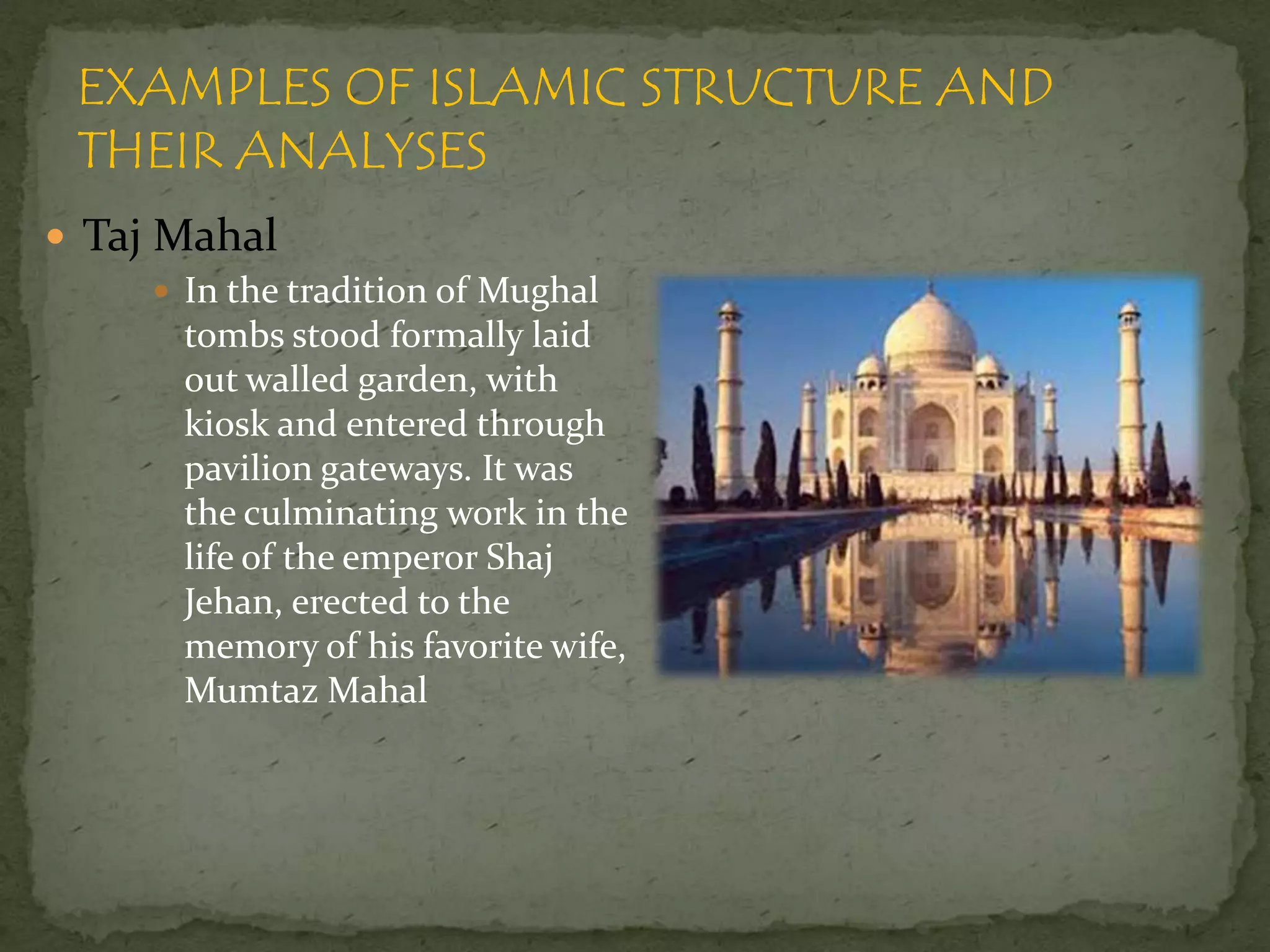 Islamic Architecture History | PPTX