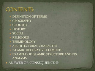 Islamic Architecture History | PPTX