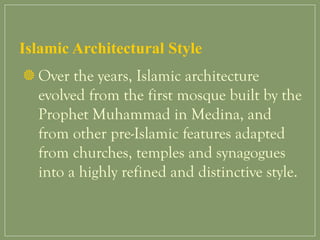 Introduction to Islamic Art, Design and Architecture | PDF