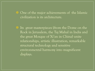 Introduction to Islamic Art, Design and Architecture | PDF