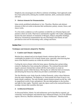 Islamic Art And Architecture | PDF
