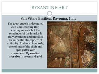 Islamic art and byzantine art | PPTX