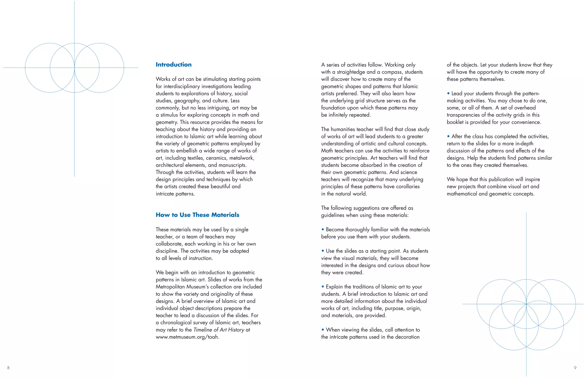 Islamic Art And Geometric Design | PDF