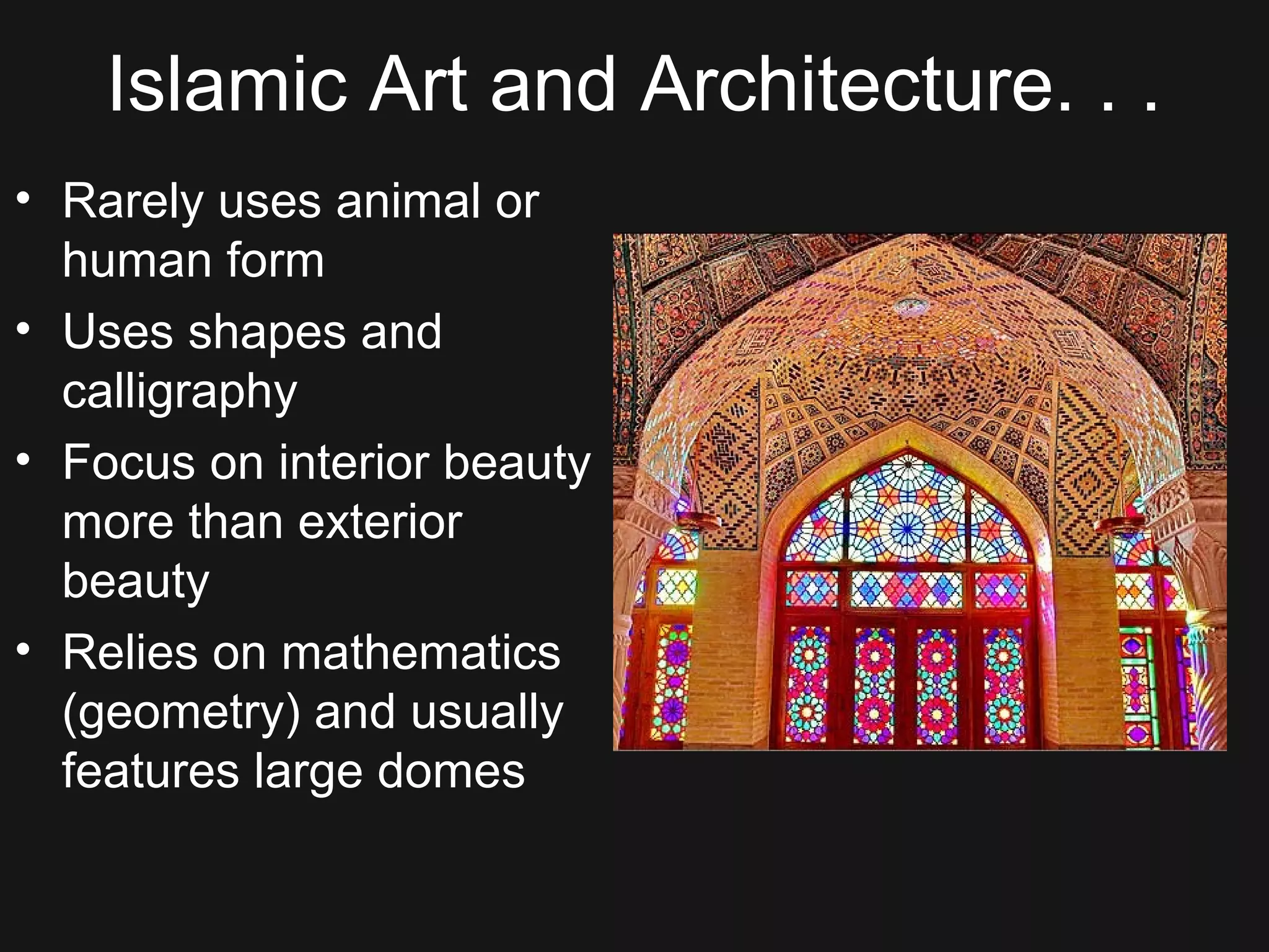 Islamic art and stained glass | PPT