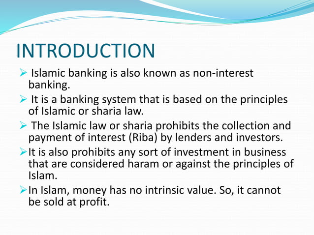 Islamic banking | PPTX