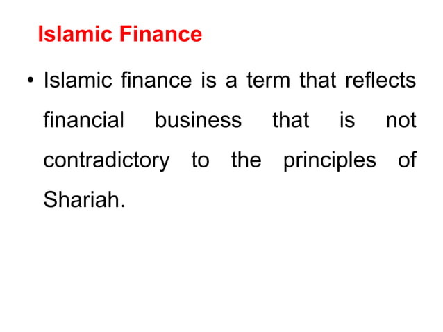 Islamic banking concepts and practices | PPTX | Consumer Banking ...