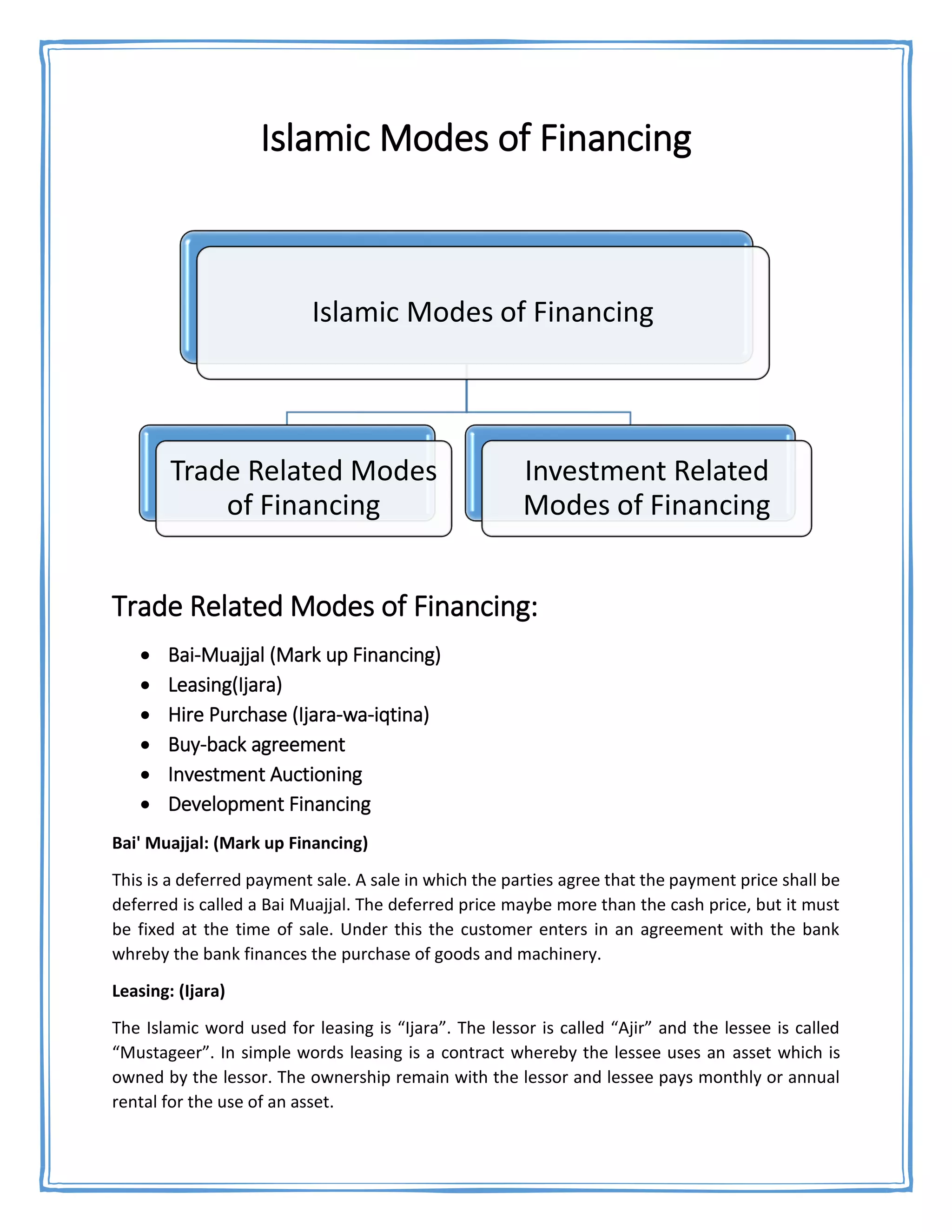 Islamic banking system | PDF