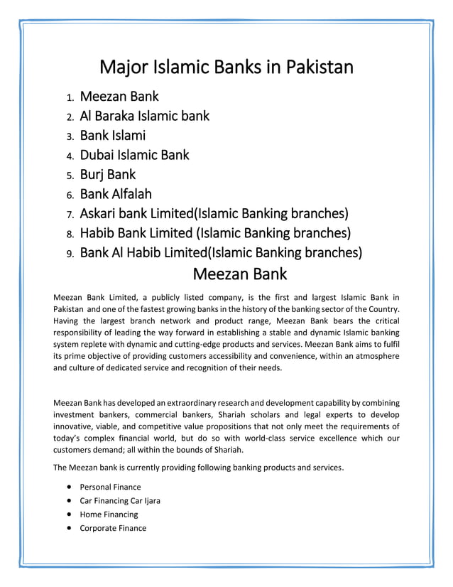 Islamic banking system | PDF