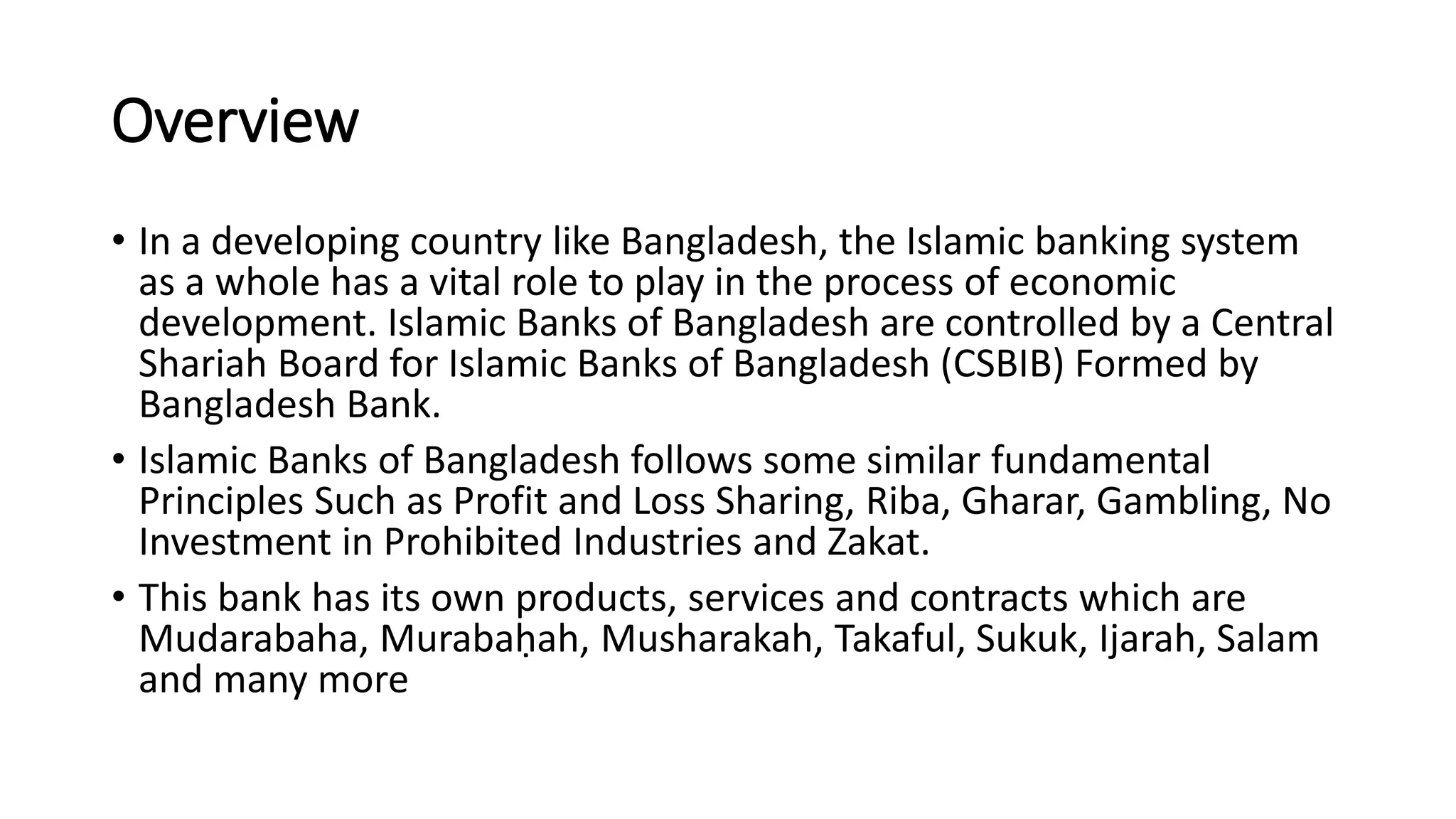 Islamic banking system in bangladesh | PPTX